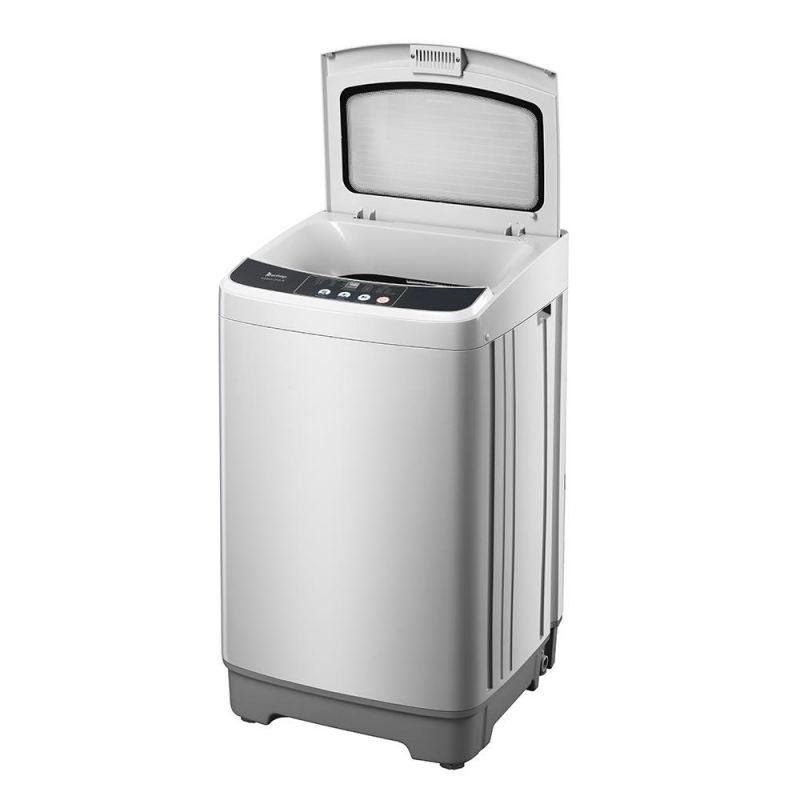 SalonMore 13.3lbs Compact Washer Full-Automatic Washing Machine, Gray ...
